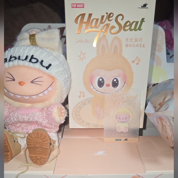 POP MART | Accessories | 0 Authentic Popmart Labubu Have A Seat Sisi ...
